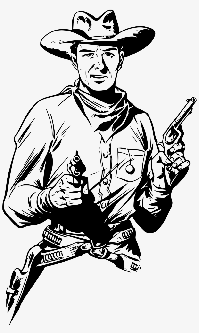 Cowboy With Two Guns PNG Image | Transparent PNG Free Download on SeekPNG
