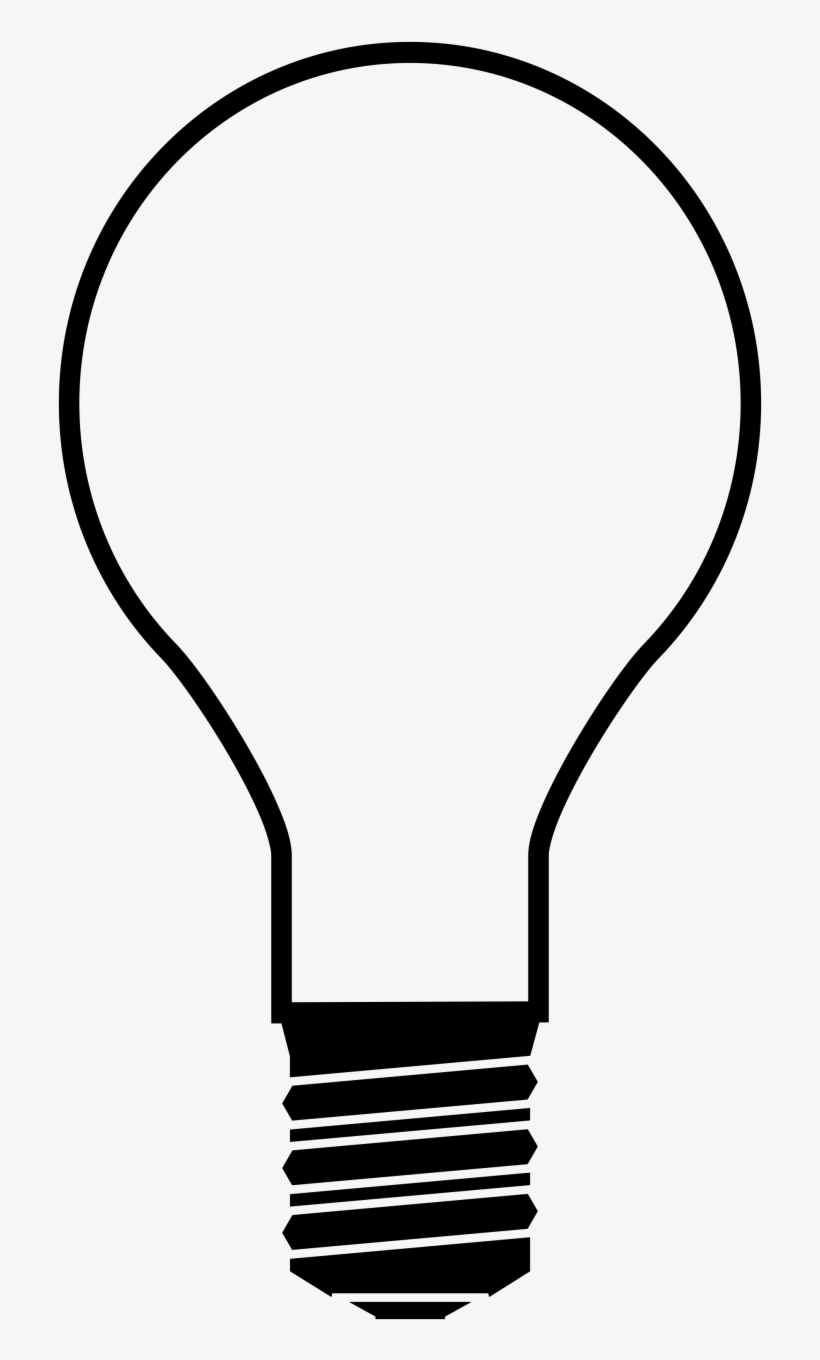 File - Light Bulb-silhouette - Svg - Wikimedia Commons - Light Bulb ...