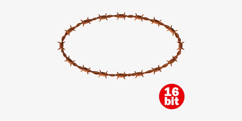 Download Barbed Wire Clipart Oval - Clip Art | Transparent PNG Download ...