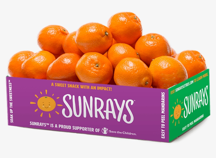 5 Pound Box Of Sunrays Clementines - Box Of Clementines PNG Image ...