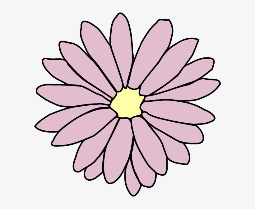 Download Pink Flower Clipart Flower Chain - Single Flower Coloring ...