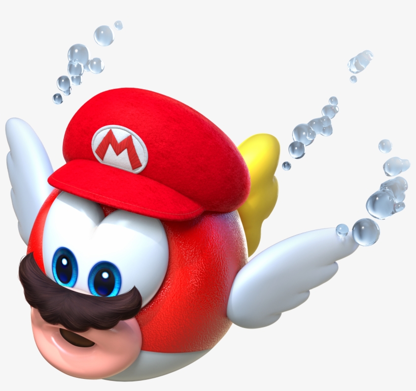 Cheep Cheep Mario - Super Mario Odyssey Transformations PNG Image ...
