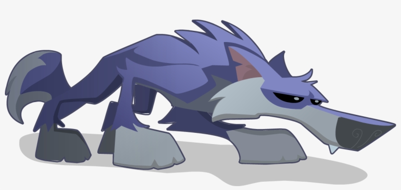 Download Dark Blue Wolf - Animal Jam Wolf Png | Transparent PNG ...
