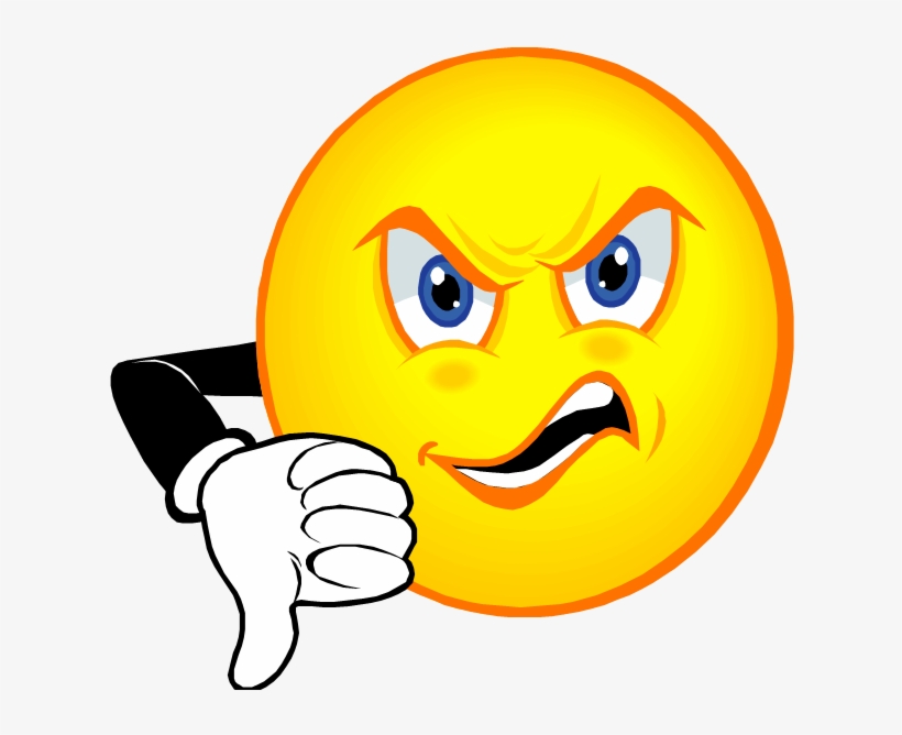 Share This Image - Thumbs Down Smiley PNG Image | Transparent PNG Free ...