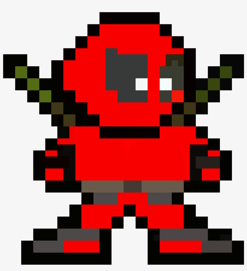 Deadpool - Pixel Deadpool Png PNG Image | Transparent PNG Free Download ...
