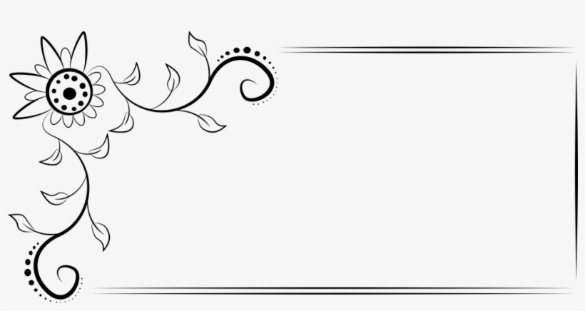 Download Text Box Frame Transparent Png - Border Line Png | Transparent ...