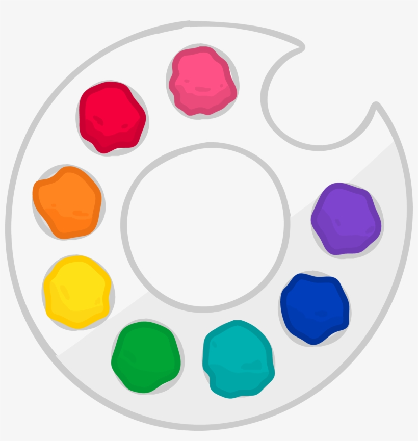Paint Palette - Object Lockdown Paint Palette PNG Image | Transparent ...