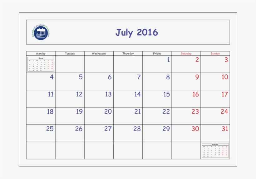 Calendar July - Number PNG Image | Transparent PNG Free Download on SeekPNG