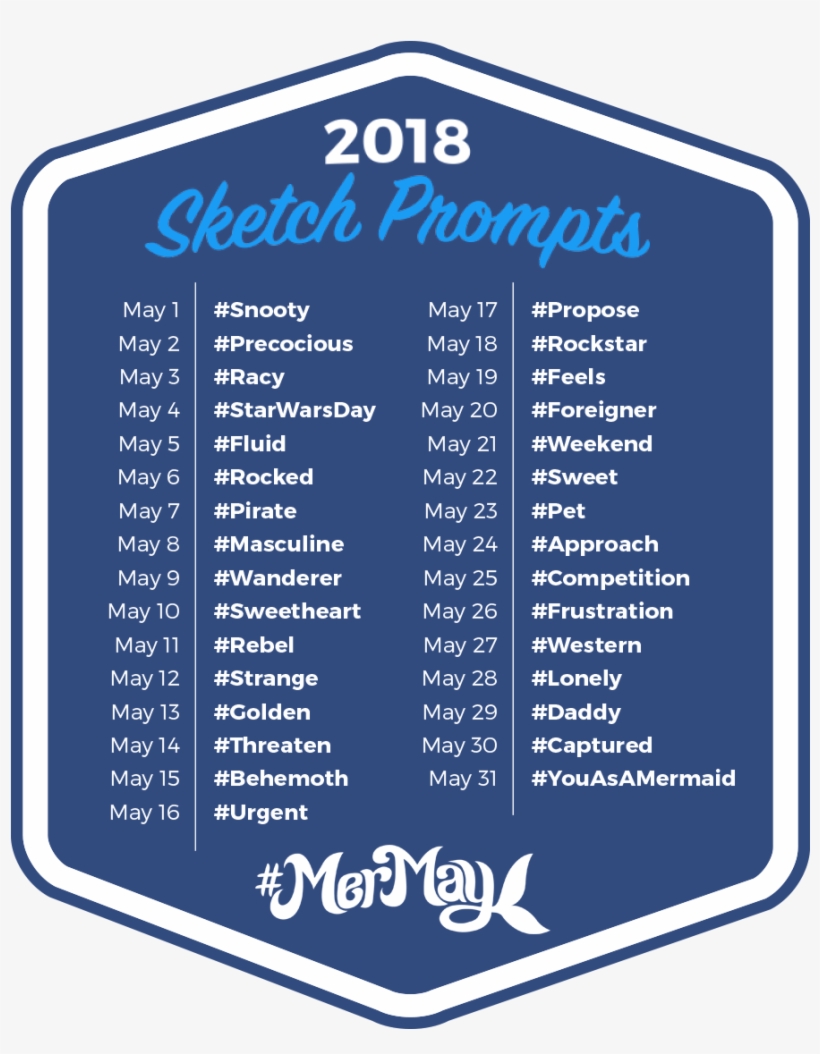 I Put The "prompt" Out There, You'll Just Have To Give - Mermay 2018 ...