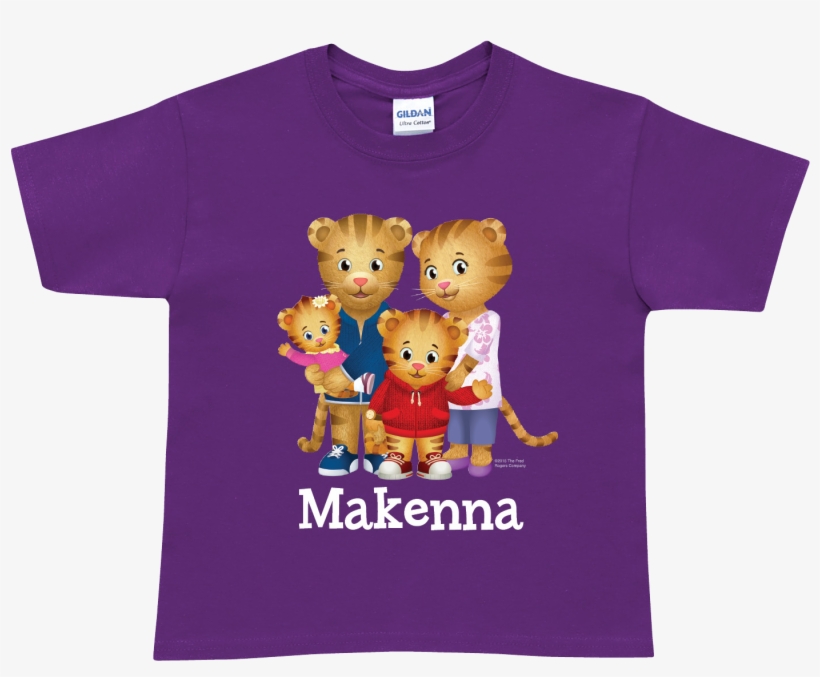 Daniel Tiger T-shirts - Splash And Bubbles Shirt PNG Image ...