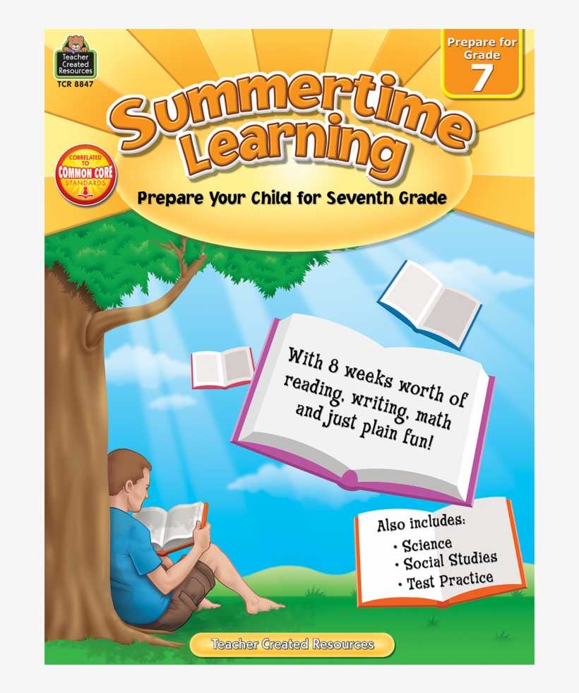 Tcr8847 Summertime Learning Grade 7 Image PNG Image | Transparent PNG ...