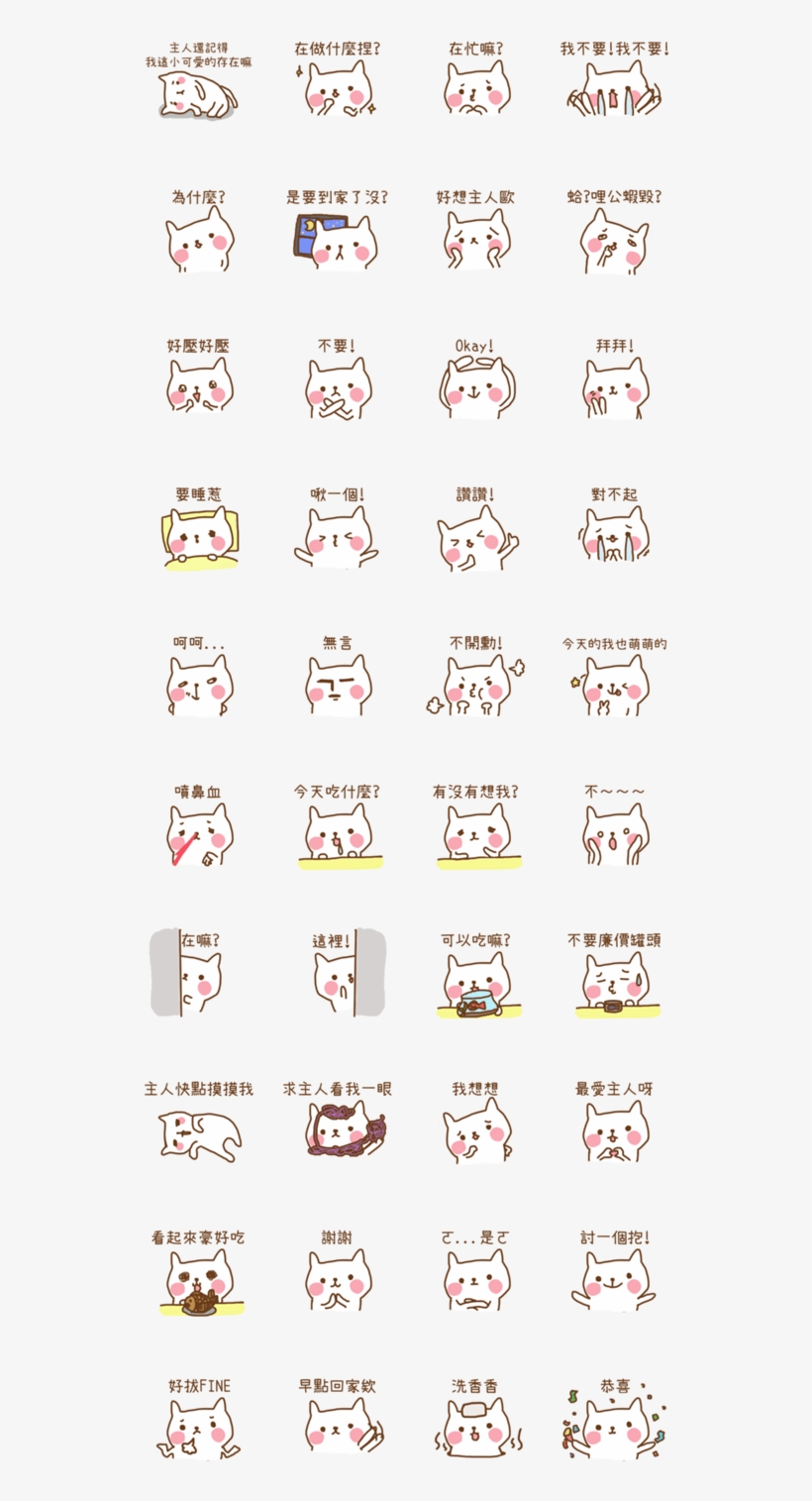今天的我也萌萌噠 Emoji, The Emoji PNG Image | Transparent PNG Free Download on ...