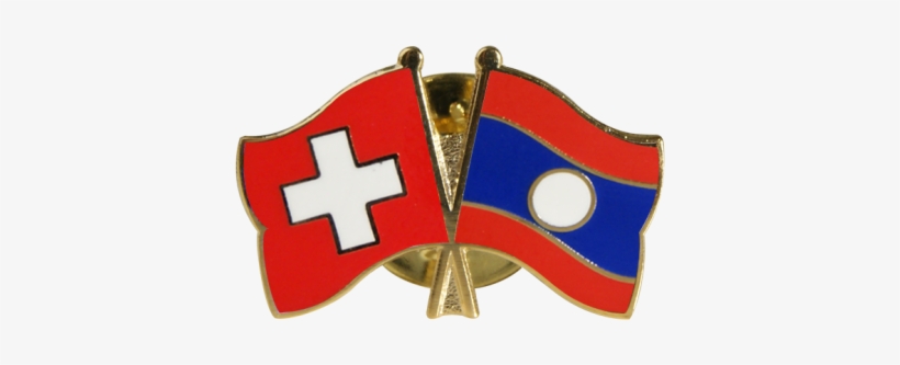 Laos Friendship Flag Pin, Badge PNG Image | Transparent PNG Free ...
