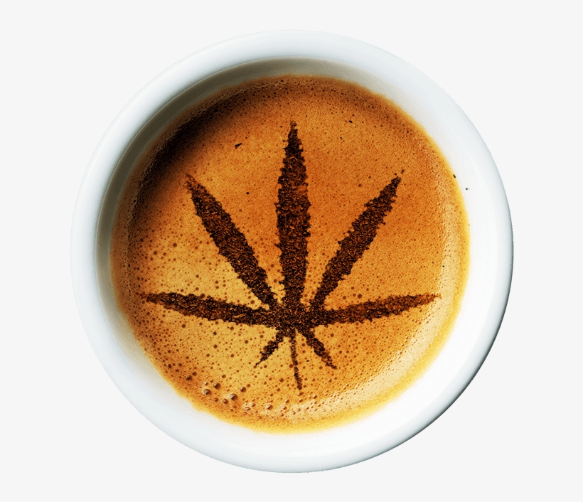 Download Marijuana Infused Coffee With Pot Leaf | Transparent PNG ...