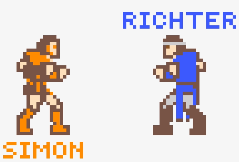 Simon Belmont 8 Bit Sprite