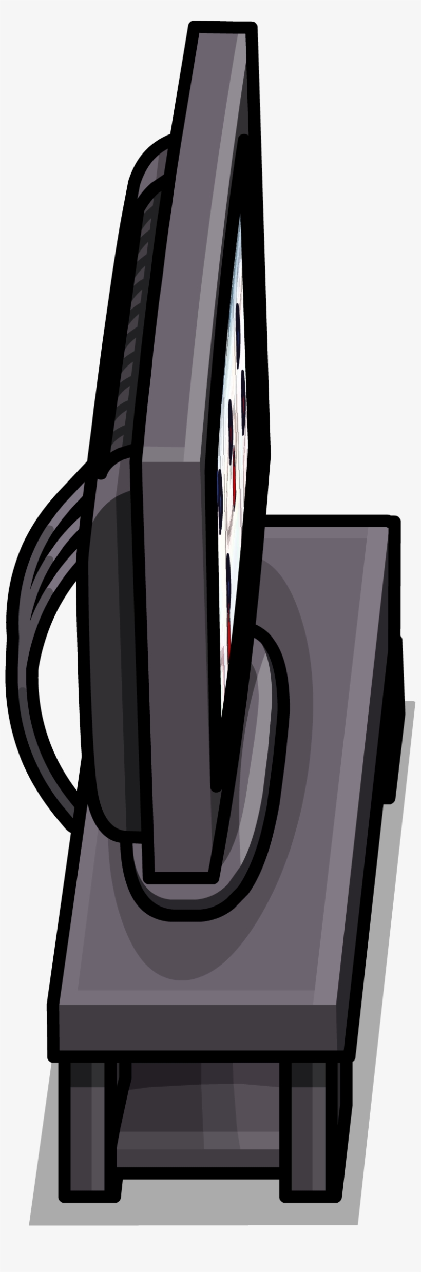 Black Tv Stand Sprite 039 PNG Image | Transparent PNG Free Download on ...