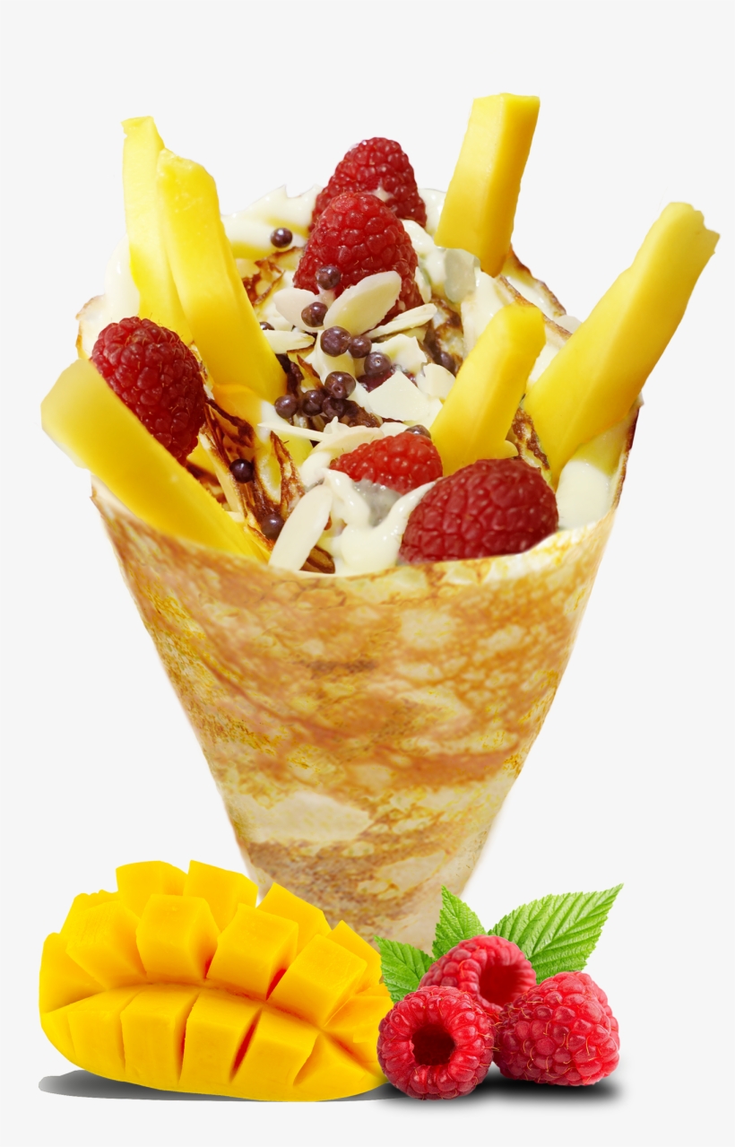 Mango Raspberries - Swirl Crepe PNG Image | Transparent PNG Free ...