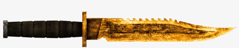 Golden Combat Knife - Fallout 3 Occam's Razor PNG Image | Transparent ...