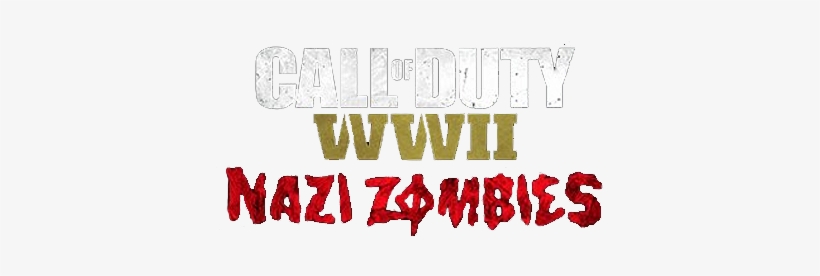 Download Cod Ww2 Nazi Zombie Logo - Calligraphy | Transparent PNG ...