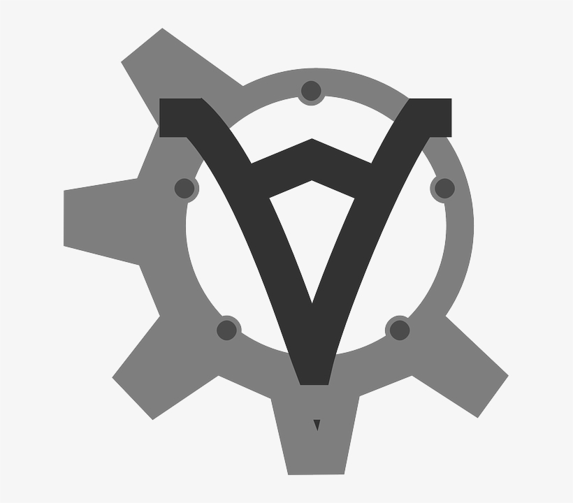 Flat, Theme, Broken, Gear, Cod, Icon - Clip Art PNG Image | Transparent ...