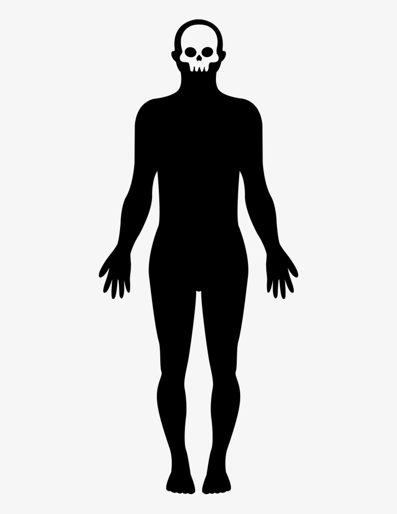 Standing Human Body Shape - Human Body Silhouette PNG Image ...