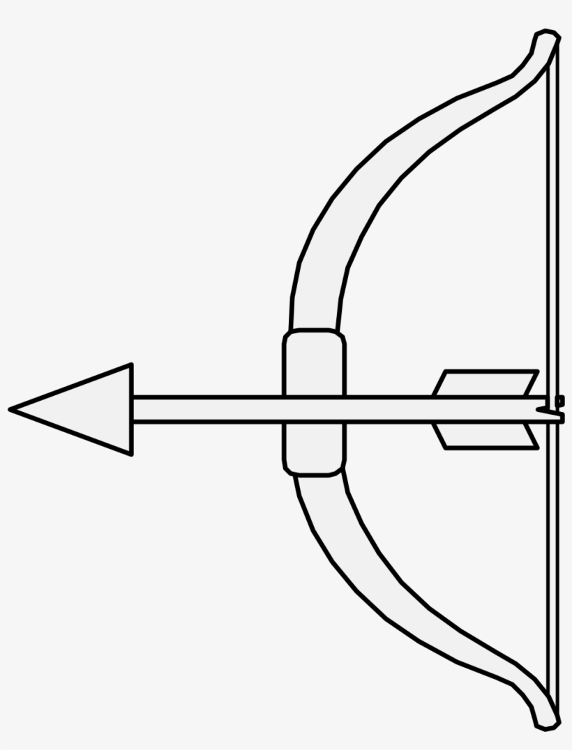 Bow With An Arrow Nocked - Longbow PNG Image | Transparent PNG Free ...