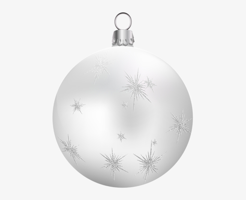 White Christmas Ornaments Png - Новогодний Шарик Для Фотошопа PNG Image ...