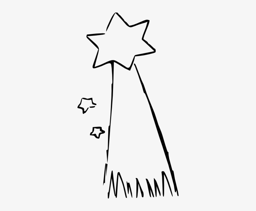 Download Shooting Star Clipart Black And White Shooting Star - Shooting ...
