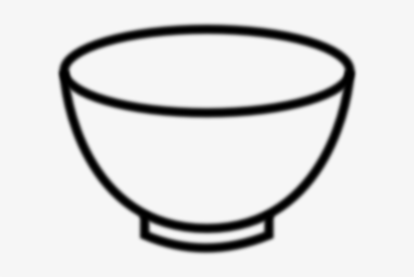 Bowl Outline Printable - Bowl Clipart Black And White PNG Image ...