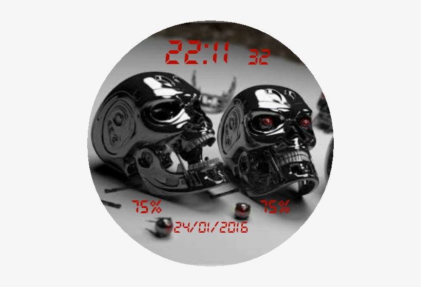 Download Terminator - 1080p Wallpaper Hd Skulls | Transparent PNG ...