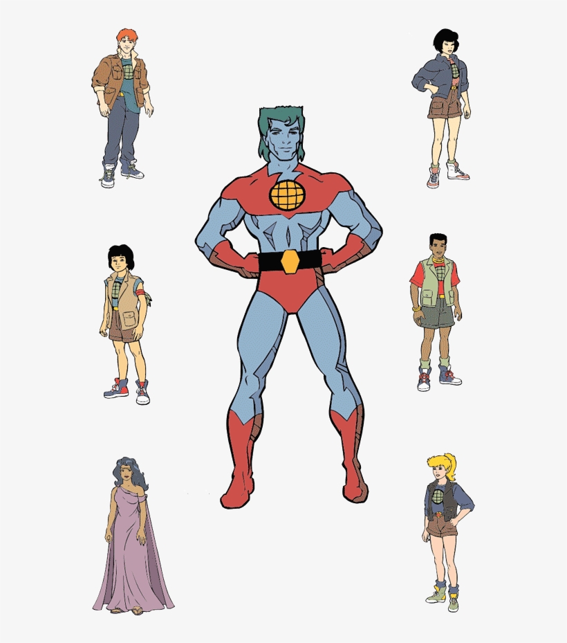 Captain Planet Rings Symbols