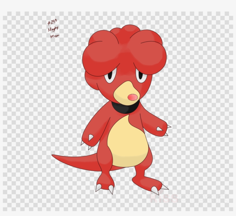 Pokémon Clipart Magby Pokémon Crystal PNG Image | Transparent PNG Free ...