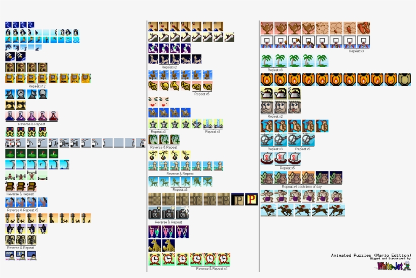 Download Animated Puzzles Mario | Transparent PNG Download | SeekPNG