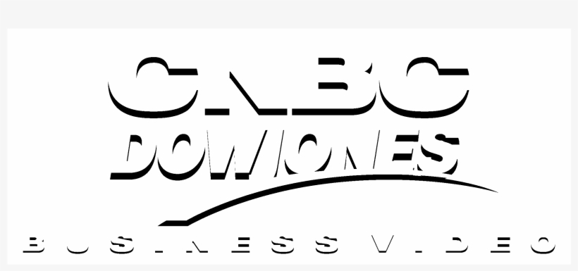 Dow Jones Cnbc Logo Black And White PNG Image | Transparent PNG Free ...