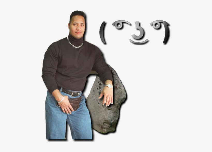 My Edit 80s Png Transparent The Rock Dwayne Johnson - Throwback ...