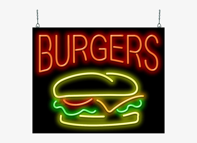 Burgers Neon Sign - Neon Sign PNG Image | Transparent PNG Free Download ...