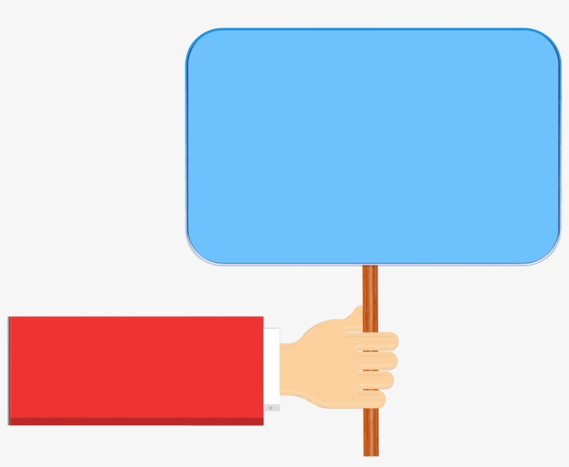This Free Icons Png Design Of Hand Holding Sign PNG Image | Transparent ...