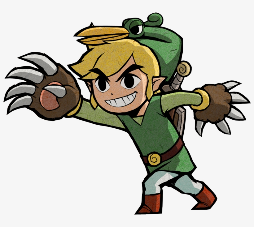 The Legend Of Zelda - Zelda Minish Cap Link Png PNG Image | Transparent ...
