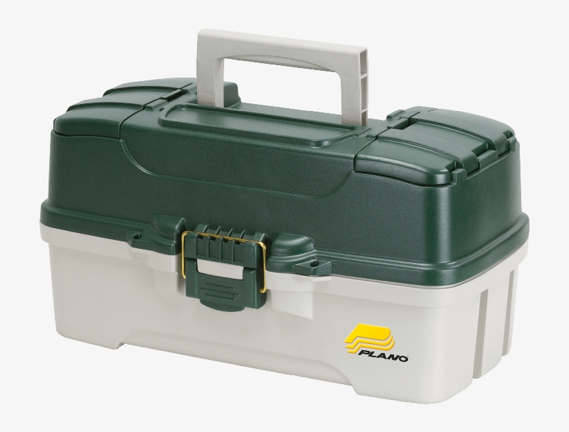 Three-tray Green Tackle Box - Plano Tackle Box PNG Image | Transparent ...