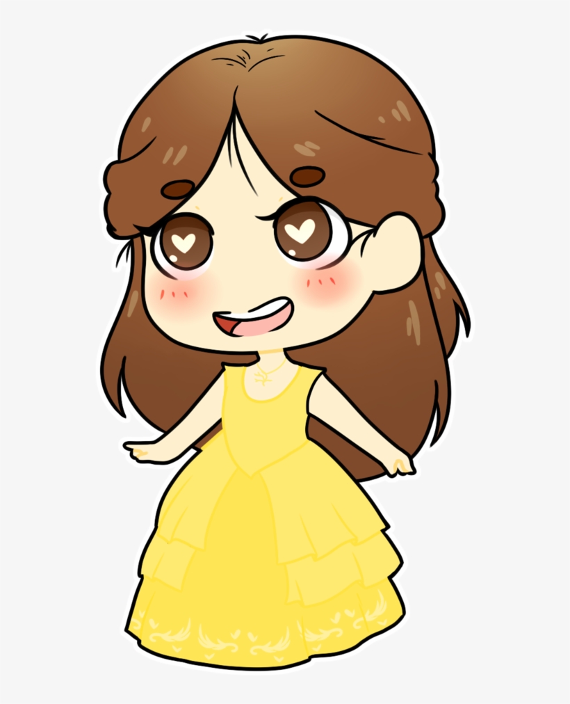 Download Emma Watson As Belle Chibi By Screamingxax - Chibi ...