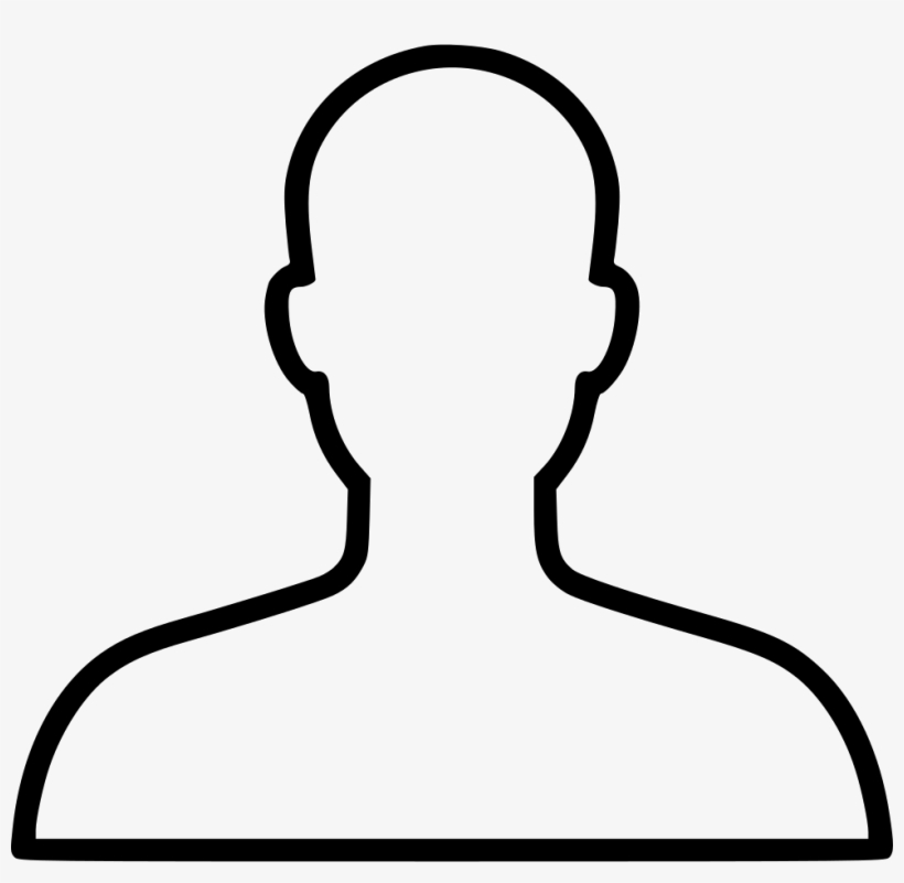 Account Avatar Face Head Person Profile User Comments - Person Line ...