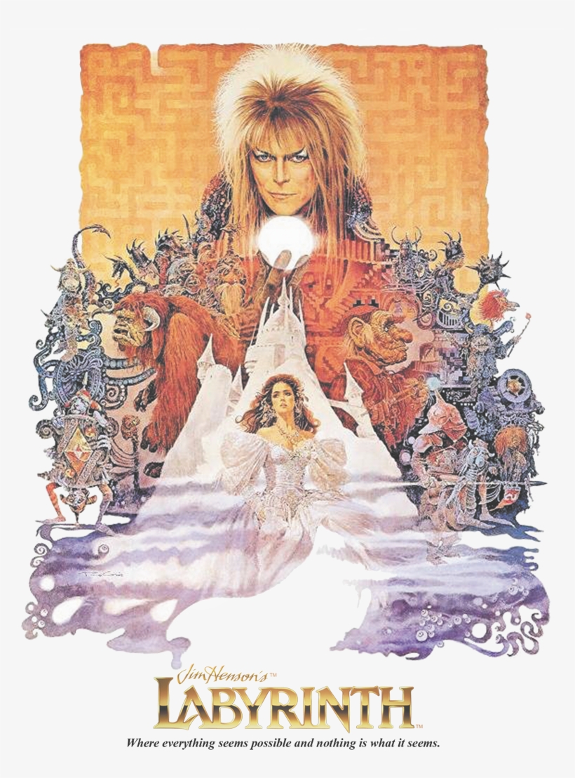 Labyrinth Movie Poster Kid's T-shirt PNG Image | Transparent PNG Free ...