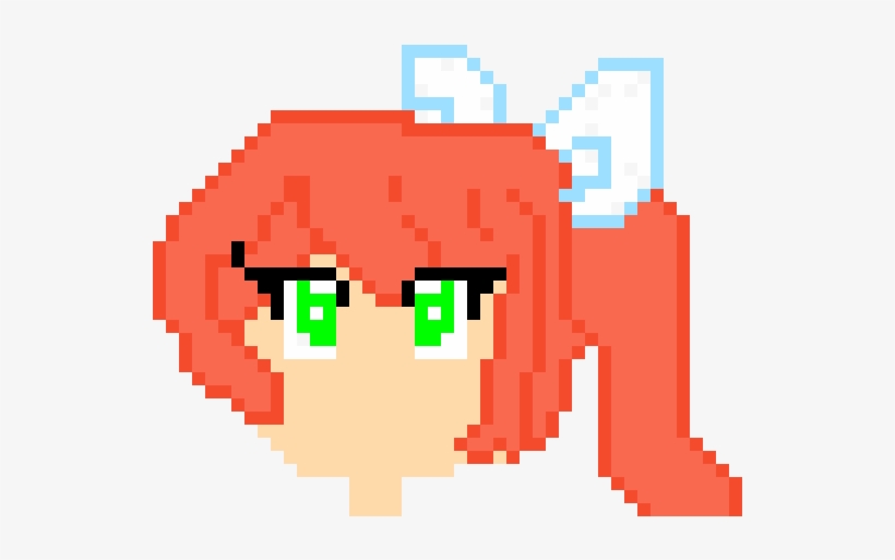 Download Monika Pixel | Transparent PNG Download | SeekPNG