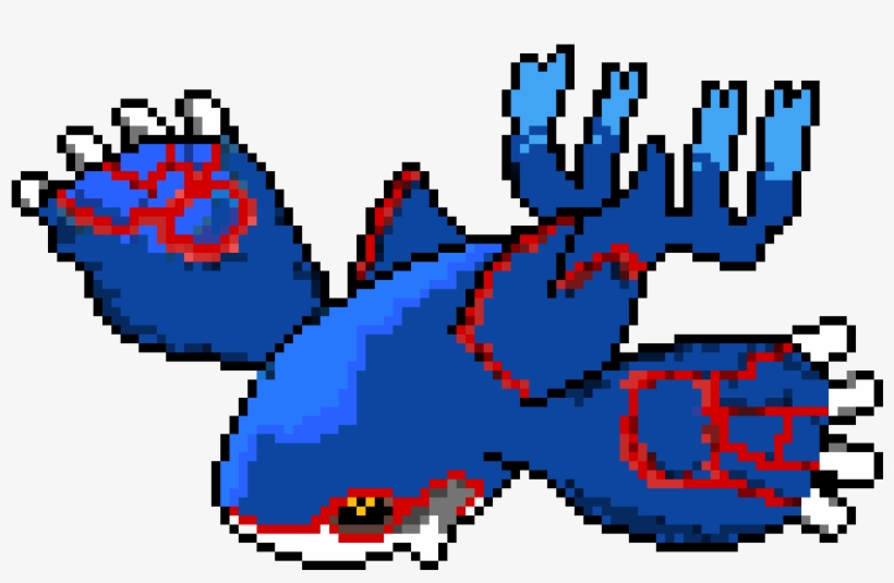 Kyogre Pixel Art PNG Image | Transparent PNG Free Download on SeekPNG