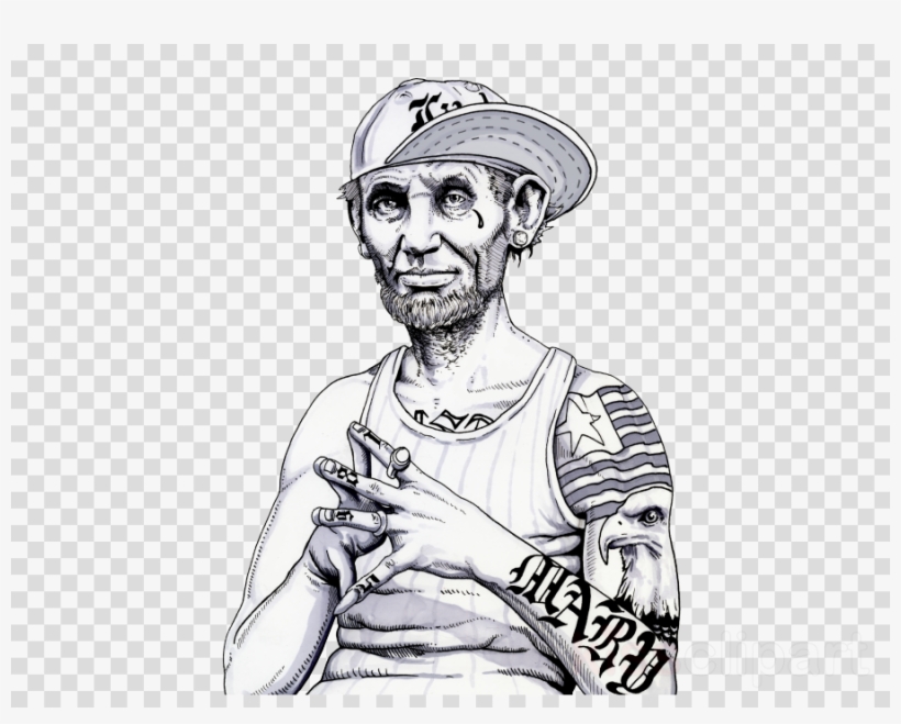 Lincoln Gangster Clipart Abraham Lincoln Presidential PNG Image ...