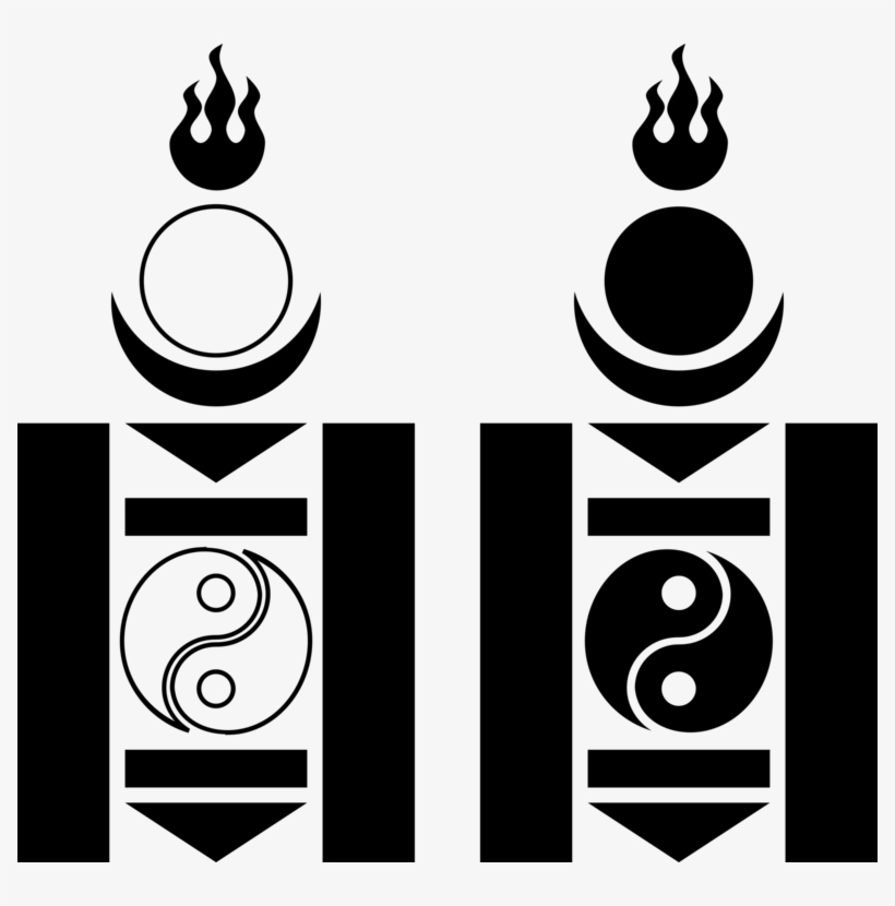 Mongolian People's Republic Soyombo Symbol Flag Of PNG Image ...