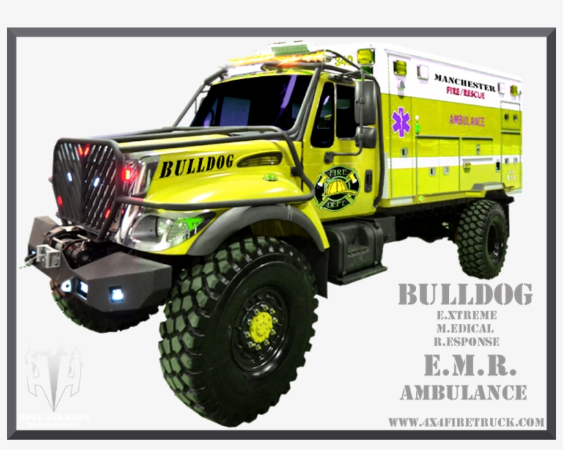 Howe & Howe Bulldog Emr Ambulance Fire Trucks For Sale, PNG Image ...