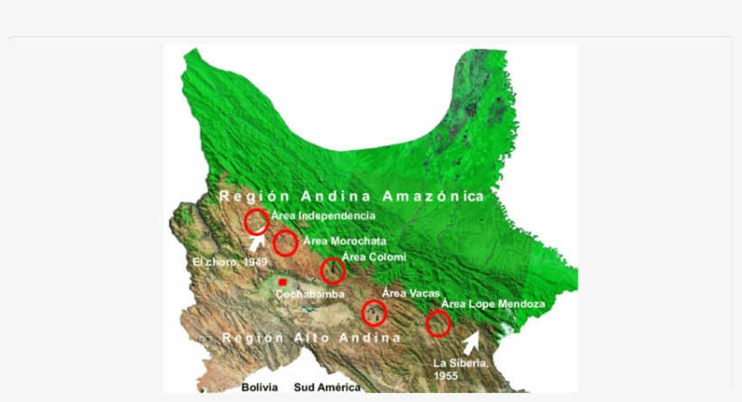 Mapa Geográfico Del Departamento De Cochabamba Y Ubicación PNG Image ...