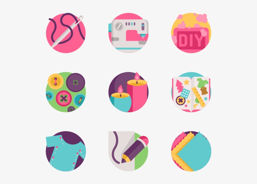 Diy & Crafts 50 Icons - Crafts Diy Icon Png PNG Image | Transparent PNG ...