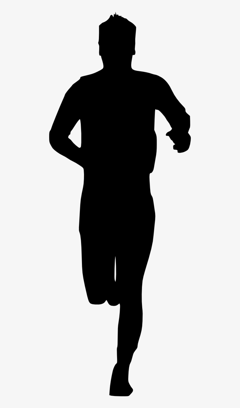 Free Download - Black Silhouette Running Transparent Background PNG ...